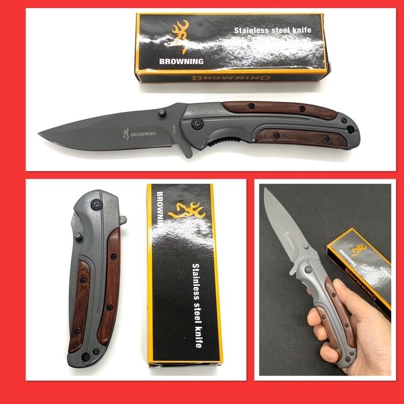 มีดพับ Browning DA 43 | Shopee Thailand