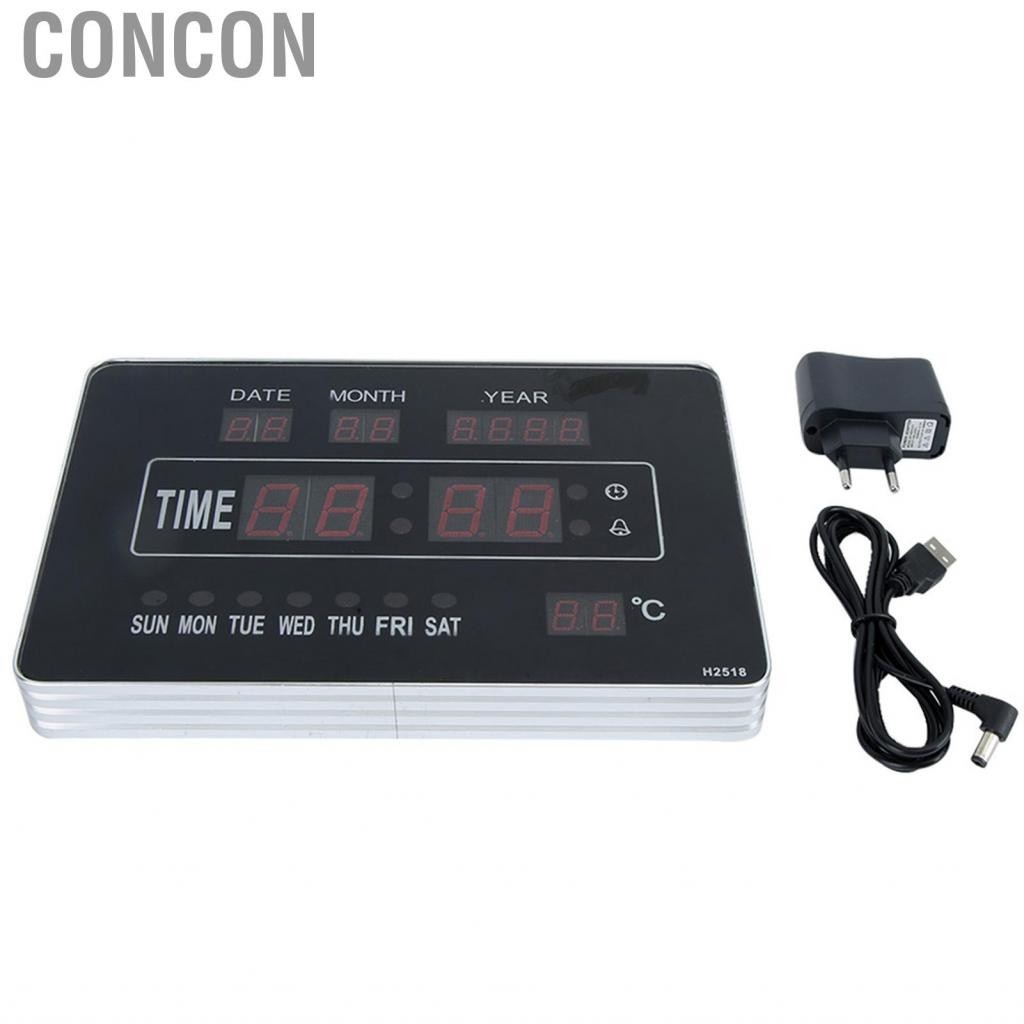 Concon Calendar Clock Digital Multifunctional Electronic Battery ...