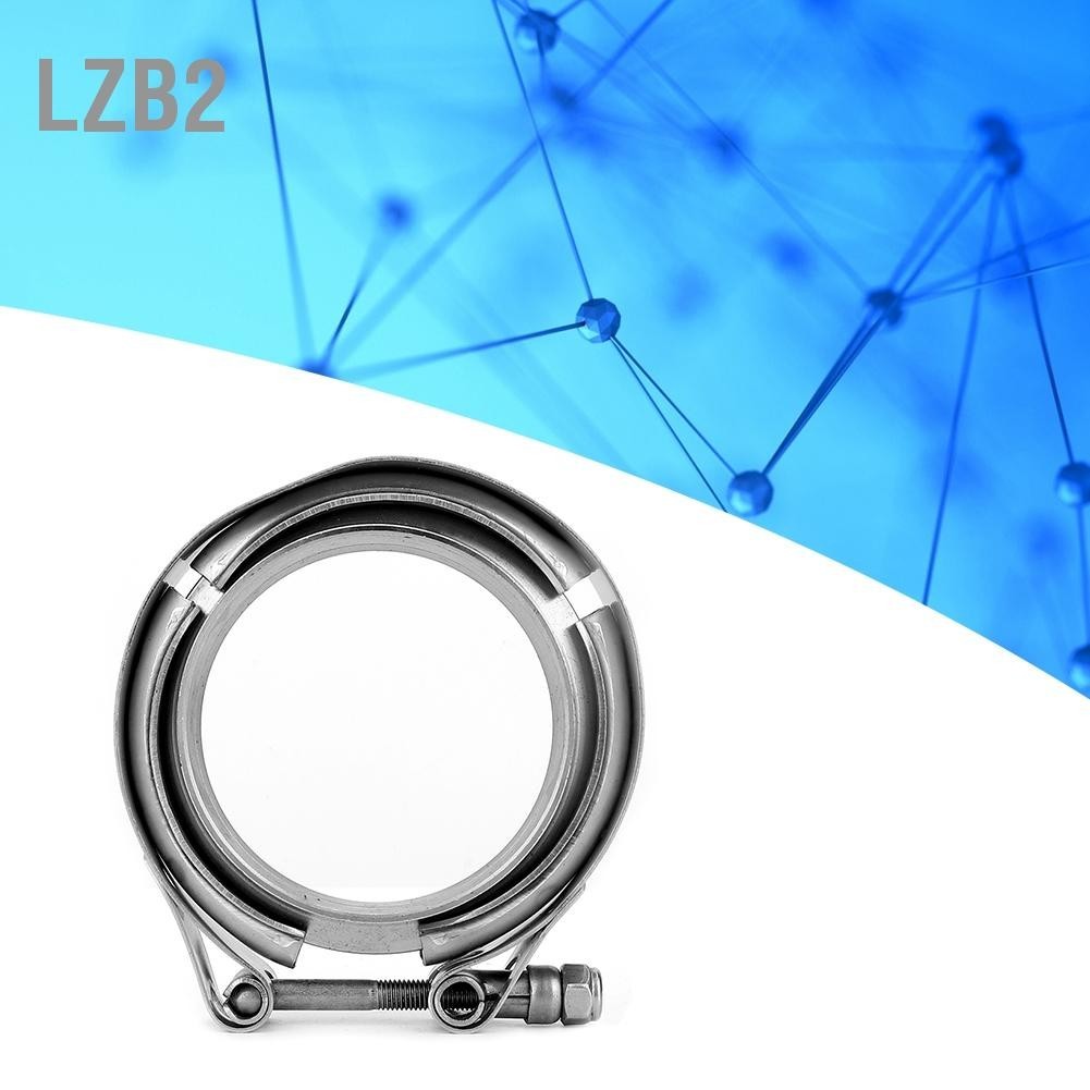 LZB2 2.75 นิ้วเทอร์โบท่อไอเสียท่อสแตนเลส V Band CLAMP 2pcs ชุดหน้าแปลน | Shopee Thailand