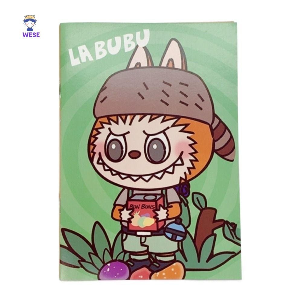 Worldselect Labubu Notebook, สุ ่ มสี Memo Notes Labubu A5 Coil Book ...