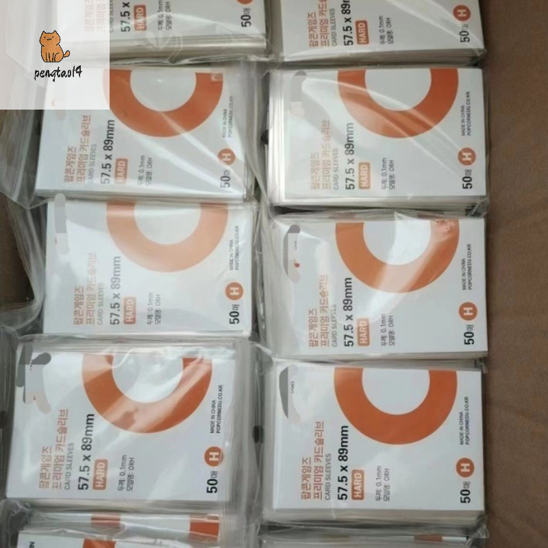 Pengatao14 50pcs เกาหลีการ์ดแขน Clear Acid ฟรี CPP HARD 3 นิ้ว Photocard Horaphic Protector ...