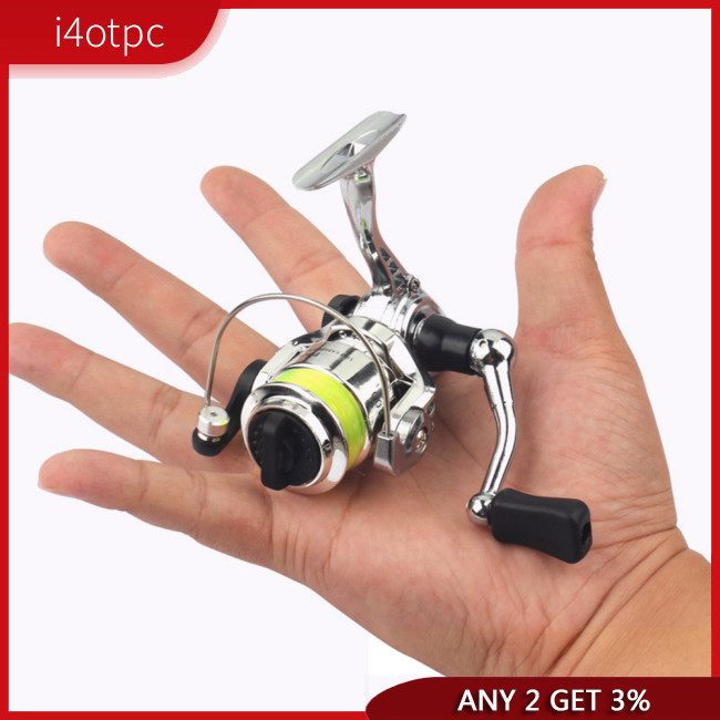 I4otpc Spinning Reel 4.3:1 อัตราทดเกียร์ความเร็วสูง XM100 ถ้วยลวด 2 + 1BB แบริ่งภายนอก Hollowed ...