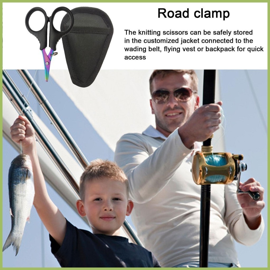 Braid กรรไกรตกปลา Braid Shear Snips เครื ่ องมือตกปลา Braid Lines เครื ...