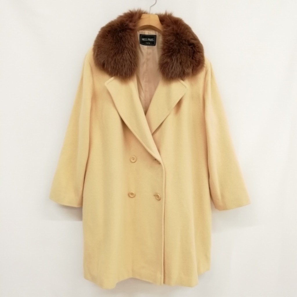 Miss PARIS Beautiful Angora Wool Coat with Fox Fur 11 ส ่ งตรงจากญี ่ ...