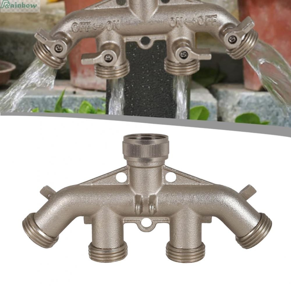 3/4 4Way ทองเหลืองท ่ อ Splitter ชลประทานการเกษตรสวนท ่ อ Connector | Shopee Thailand