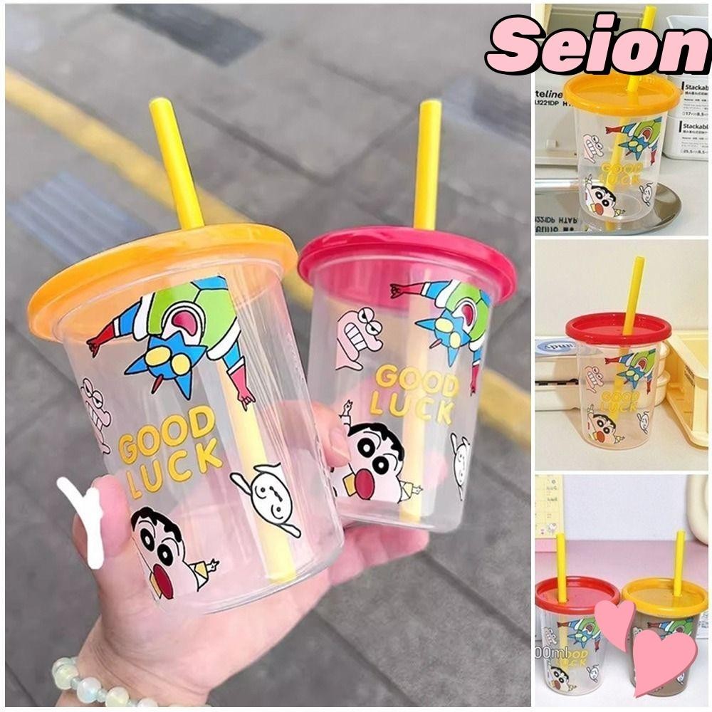 Seion 1 ชิ ้ น Crayon Shin-chan Cup, ความจุขนาดใหญ ่ กาแฟนมชาถ ้ วยน ้ ...