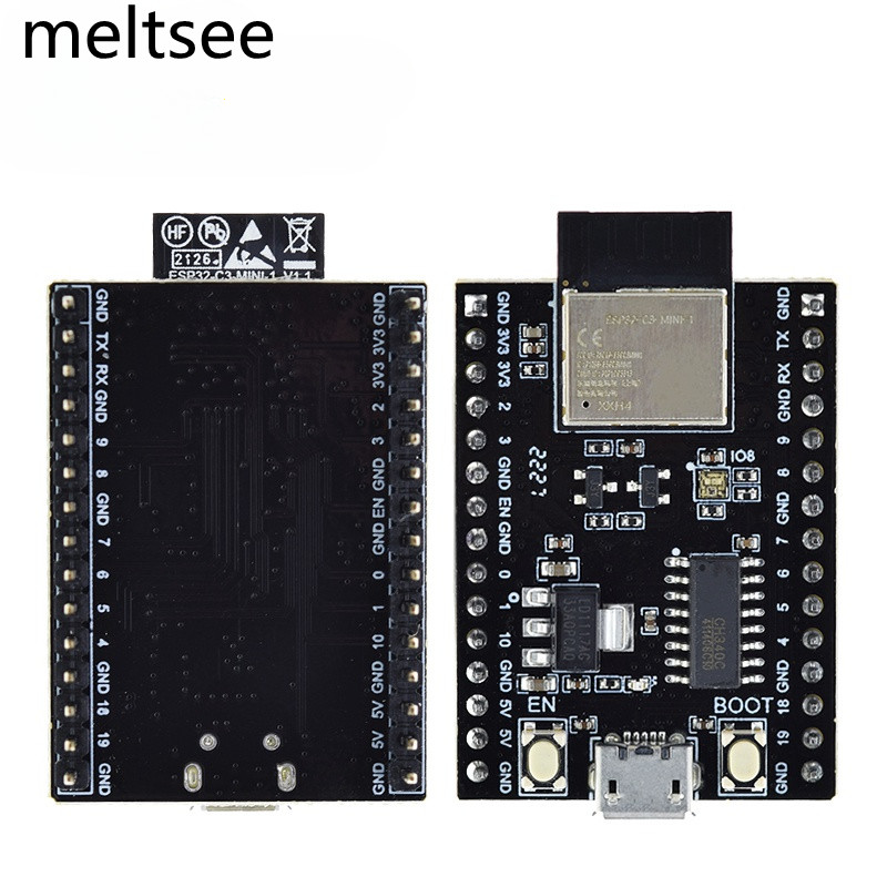 Esp32-c3 บอร์ดพัฒนา Wifi + บลูทูธ 5.0 พร้อม ESP32-C3-MINI-1 ESP32 Wifi อินเทอร์เน็ตสิ่งที่โมดูล ...