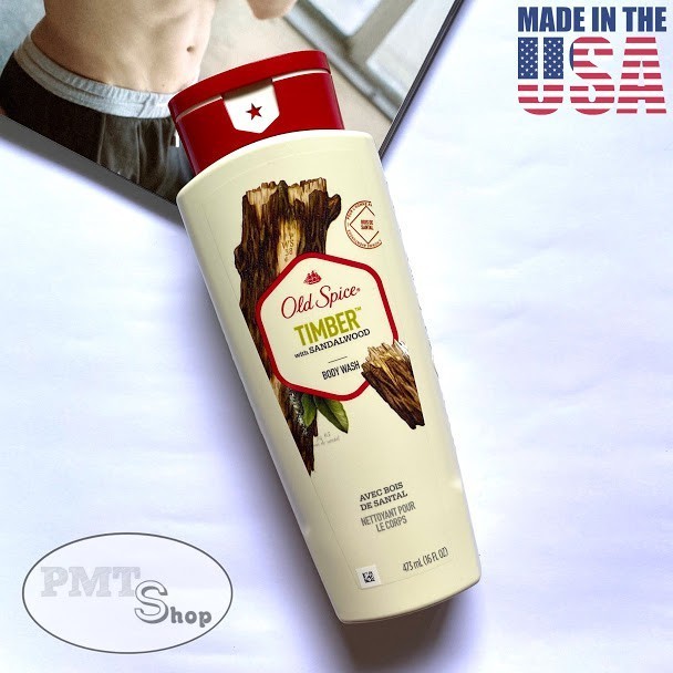 Old Spice Body Wash Timber With Sandalwood 473ml ครีมอาบน้ำ | Shopee ...