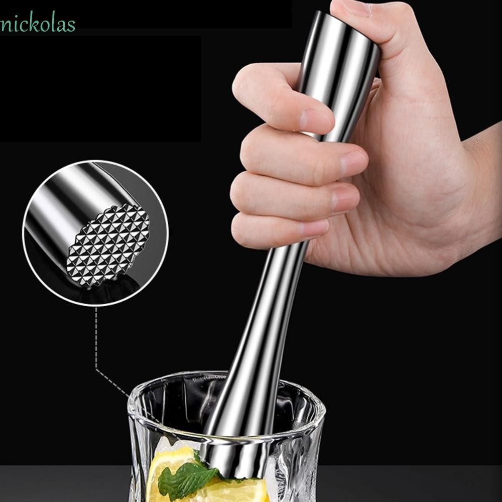 Nickolas Mojito Muddler Bartender Bar Masher Rod ค้อนสแตนเลส Stirrer ...