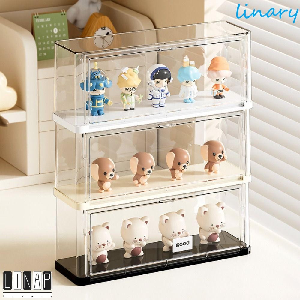 Culinaryhv Popmart Storage Box Case,โปร่งใสขนาดใหญ่ความจุตัวเลขกรณี ...