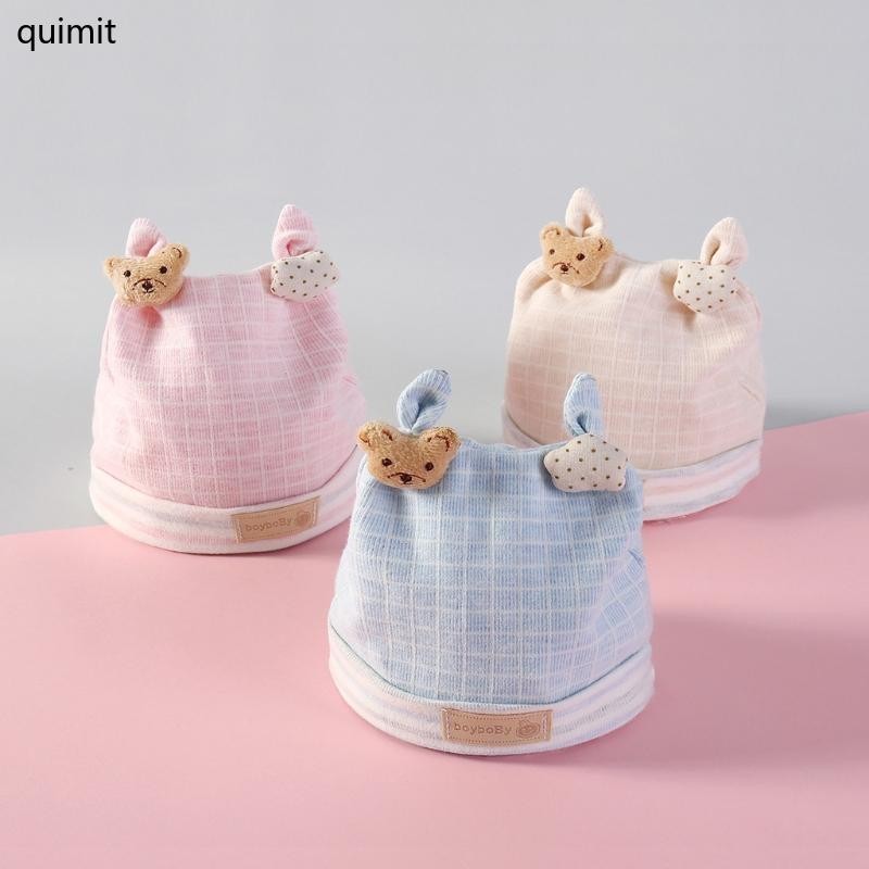 Quim 0-3 เดือนทารก Tuban Bonnet เด็กน่ารักหมีดาวโรงพยาบาลหมวกหมวก ...