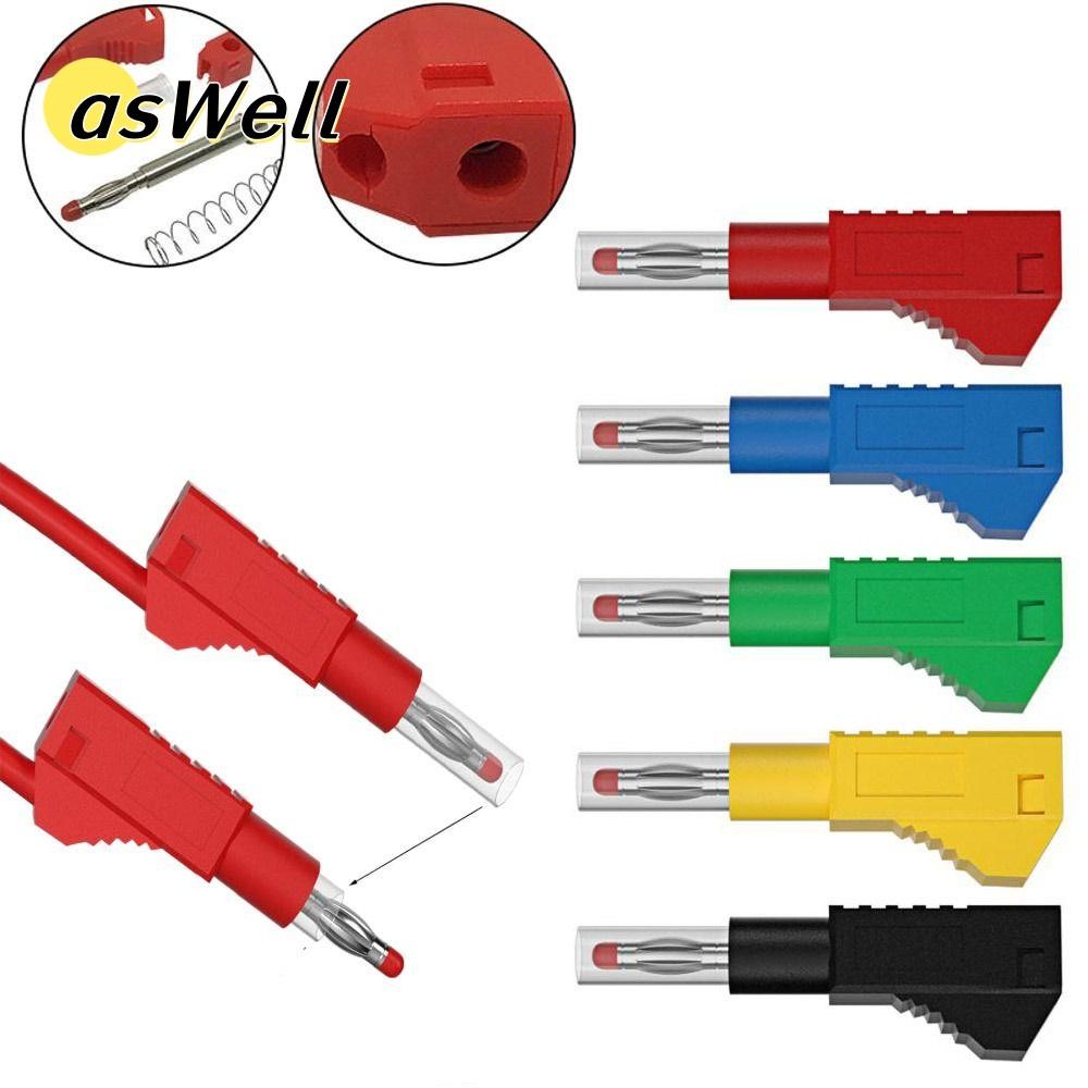 Aswell Banana Socket Wire Solder Safety Assembly Test Male Retractable ...