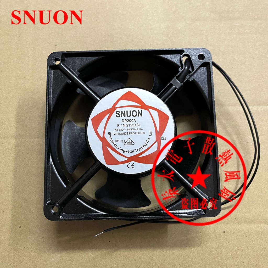 DP200A พัดลมดูดอากาศ 12 ซม. พัดลม AC 2123XSL 220V 12038 พัดลมระบายความ ...