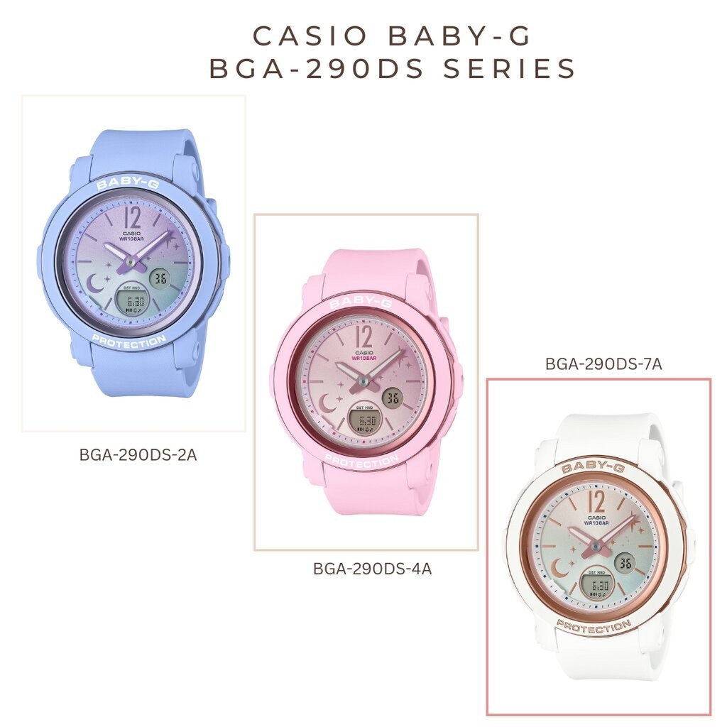 นาฬิกา Baby-G นาฬิกาข้อมือ รุ่น BGA-290 BGA-290DS ซีรี่ย์ ของแท้ รับ ...