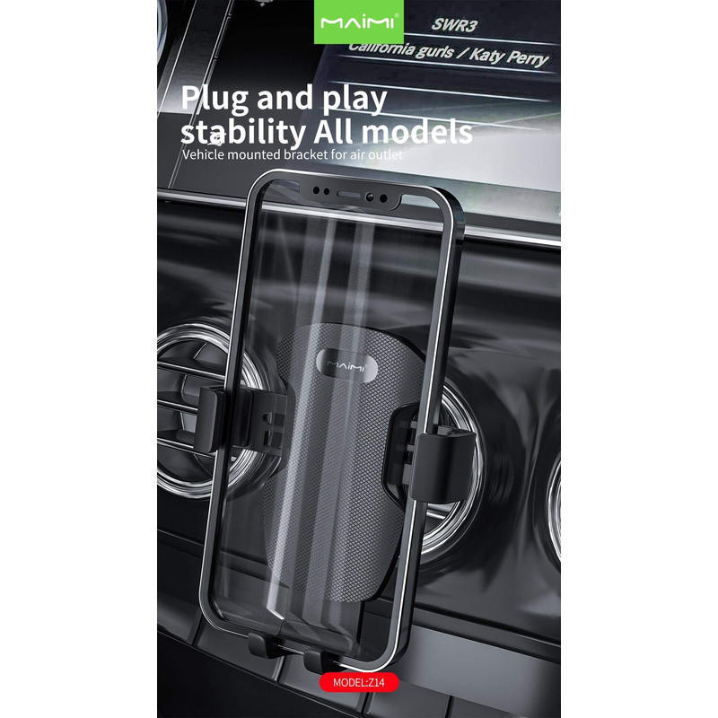 ที่ตั้งมือถือในรถ Maimi รุ่น Z14 ที่ตั้งมือถือแบบแม่เหล็ก เสียบช่องแอร์ ในรถ ติดแน่น ขาตั้งมือ ...
