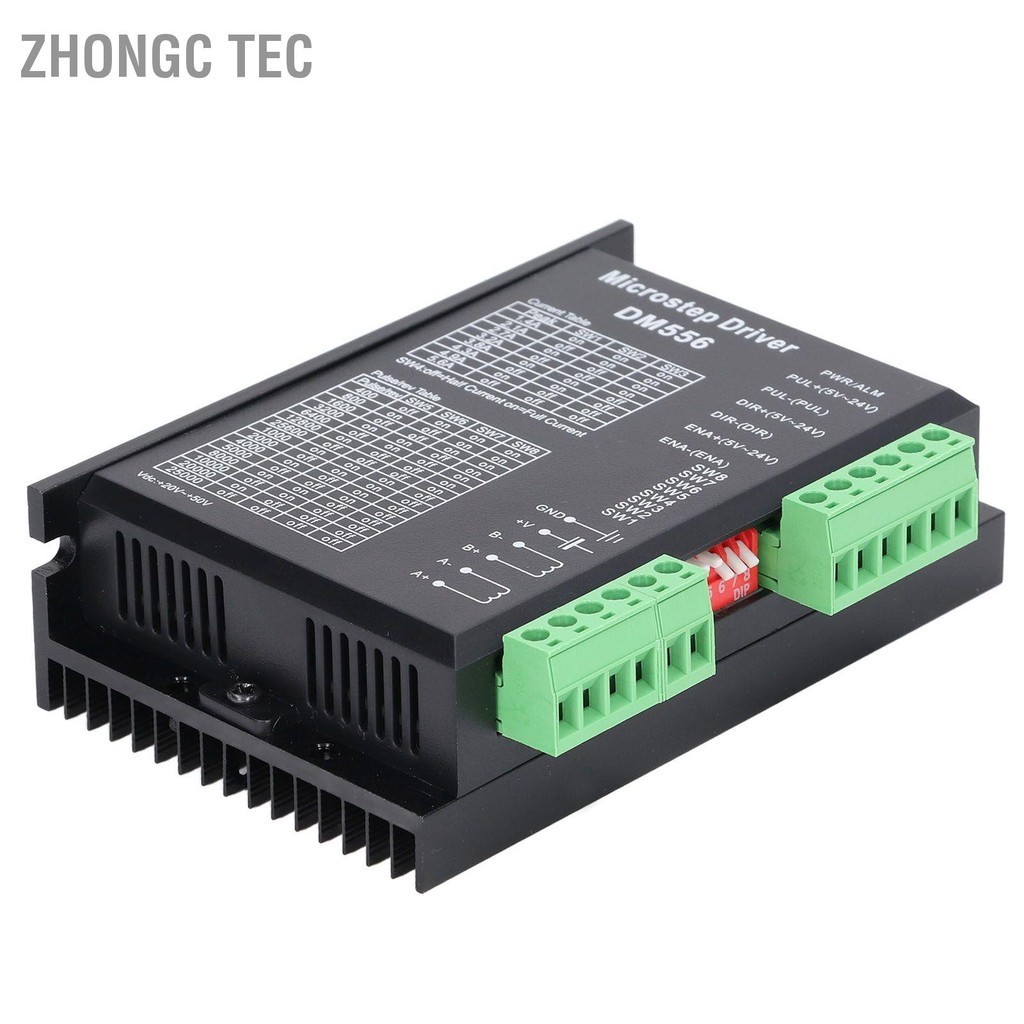 Zhongc Tec Microstep Driver ดิจิตอลสำหรับ 57 86 NEMA23 NEMA34 Stepper Motor Controller 2 เฟส 5 ...