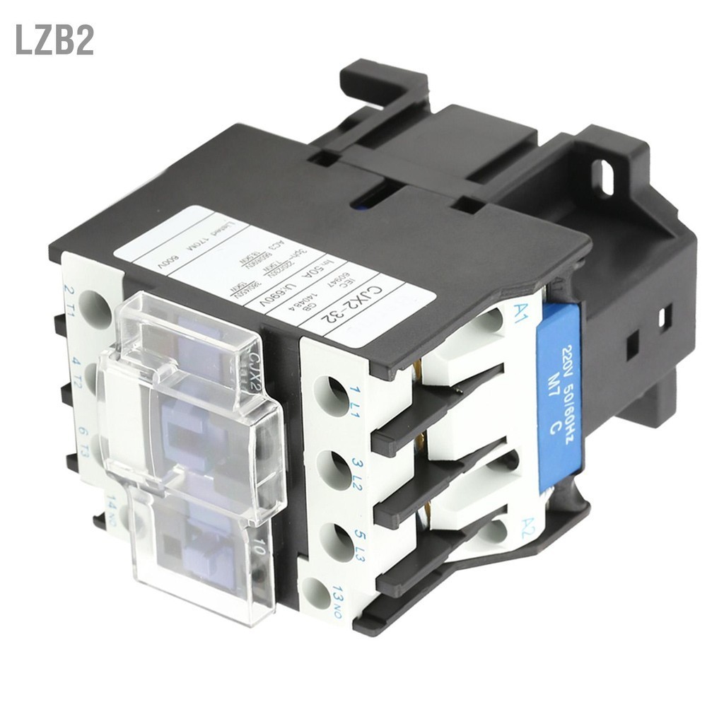 LZB2 CJX2‑3210 คอนแทคไฟฟ้า AC อุตสาหกรรมความไวแสงสูง 220V 32A | Shopee Thailand