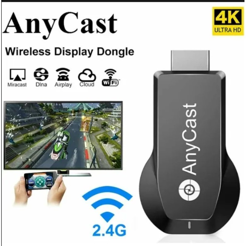 ของแท้ HDTV Anycast HD อุปกรณ์ร่วมหน้าจอไร้สาย ต่อมือถือไปทีวี รองรับ ...