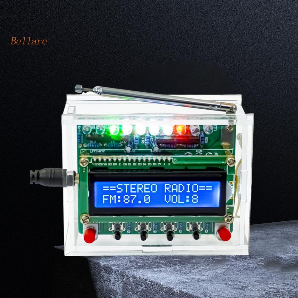 Rda5807 87-108MHZ DIY วิทยุ FM ชุดอิเล็กทรอนิกส์ LCD เครื่องรับวิทยุ FM ...