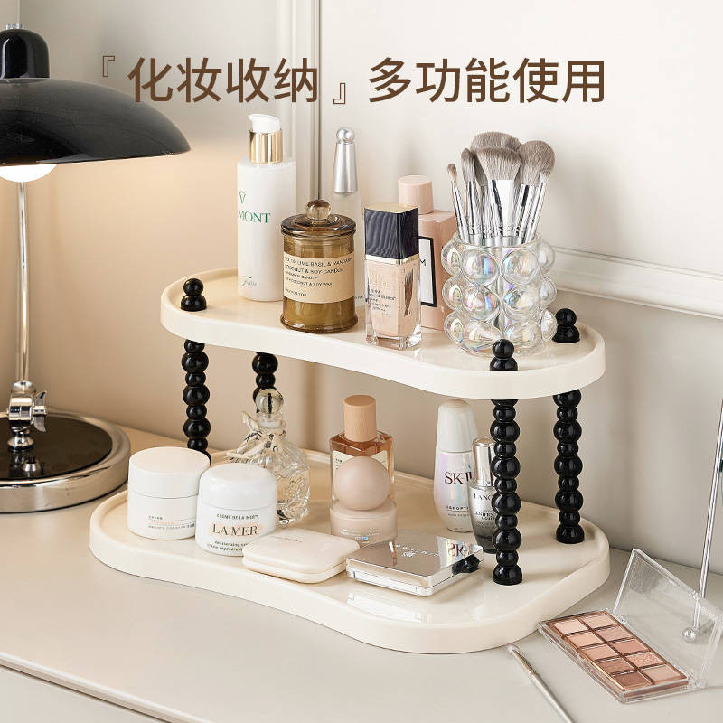 ชั้นวางเครื่องสําอางน้ําหอม Tidy-up Desktop หลายชั้นสองชั้น | Shopee ...