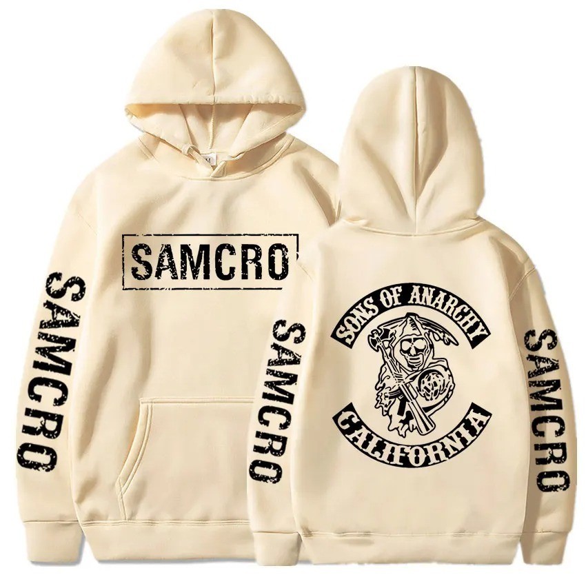 Sons Of Anarchy Samcro กราฟิกการ์ตูน Man แฟชั่น Basic Women Vintage ...