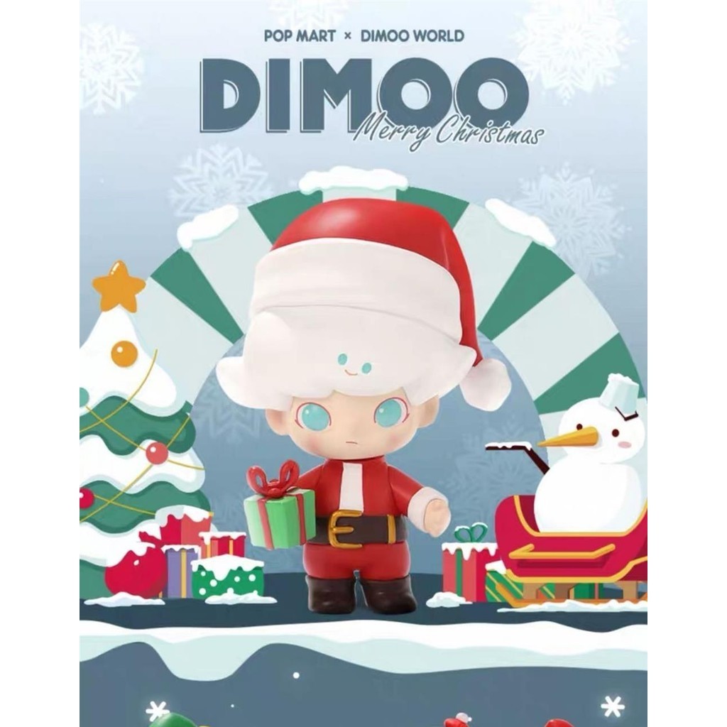 Popmart POPMART DIMOO Christmas Series 2019 Mystery Box Figure-Made ...