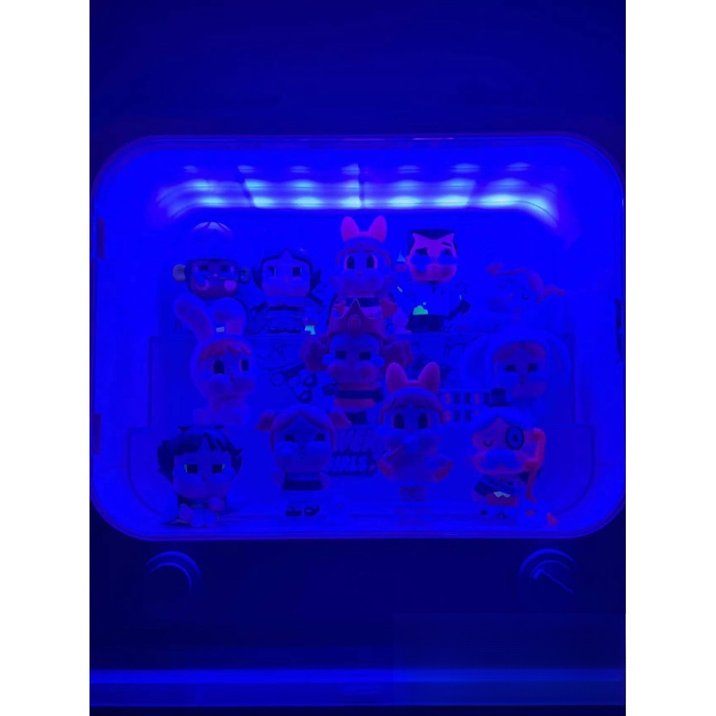 Popmart CRYBABY x Powerpuff Girls Series Pink Display Box สินค้าการปรับ ...