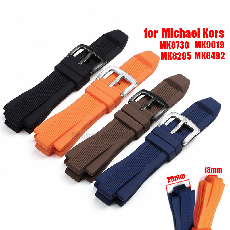 29mmx13mm ยางซิลิโคนนาฬิกาสําหรับ Michael Kors MK8730 MK9019 MK8295 ...
