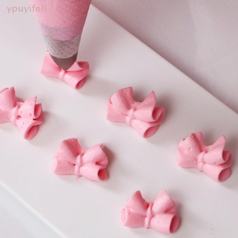 [YPU] Bow Tie Sketch Piping Studio Stainless Steel Leaf Lily Fondant ...