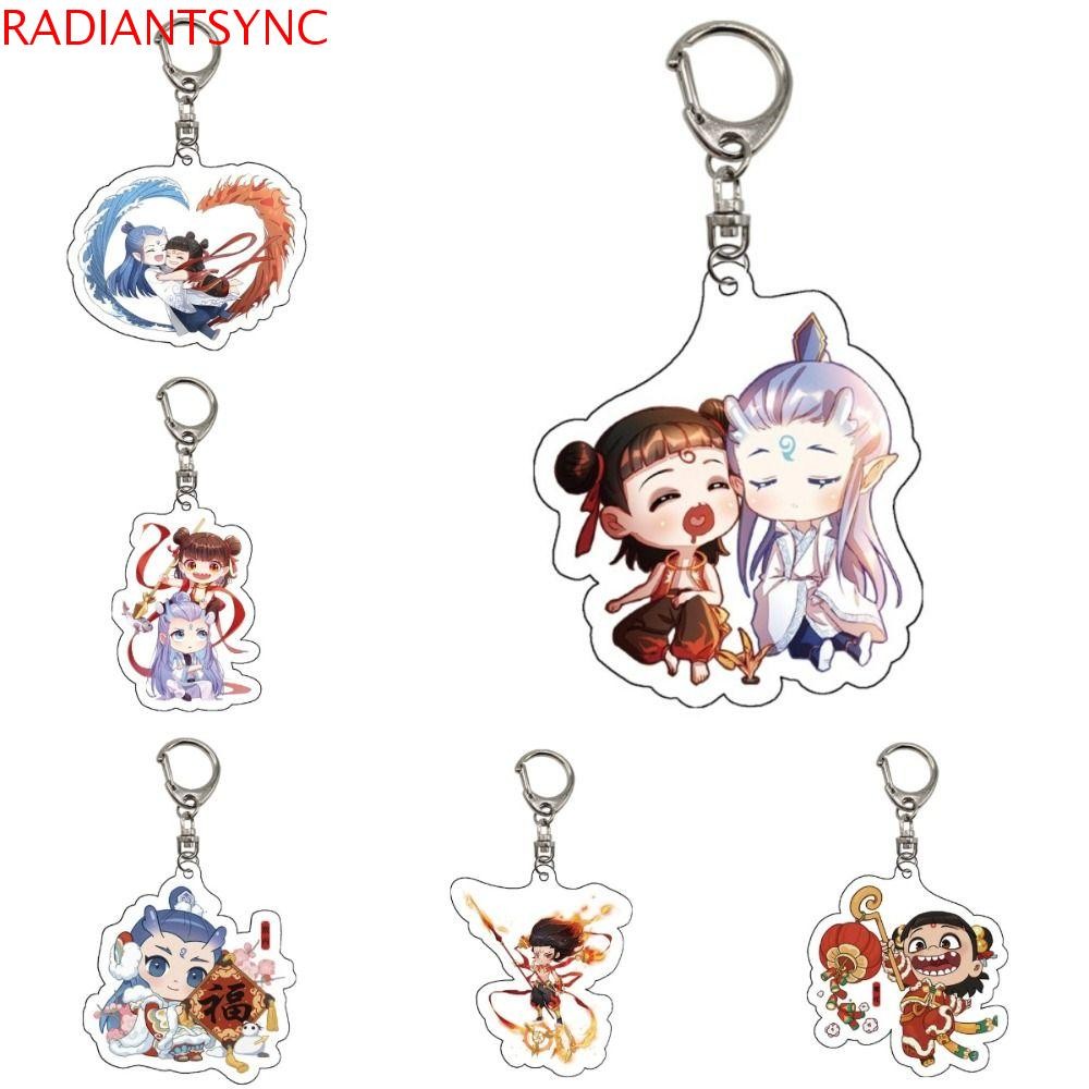Radiantsync Ne Zha 2 พวงกุญแจ, Aoguang Aobing อะคริลิค Nezha จี้, Kawaii จีนตํานานภาพยนตร์ ...