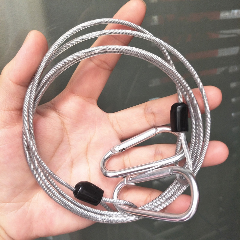 Coated Steel Wire Rope with Hook for Dormitory Curtain, Bed Curtain ...