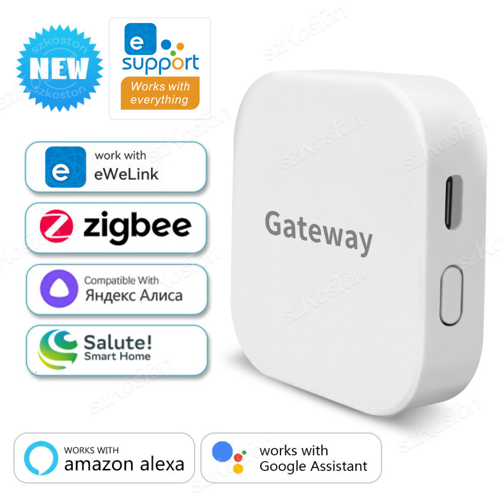 3.0 ZigBee Multi-mode Gateway Hub สมาร์ทไร้สายสะพานตาข่าย eWeLink App รีโมทคอนโทรลทํางานร่วมกับ ...