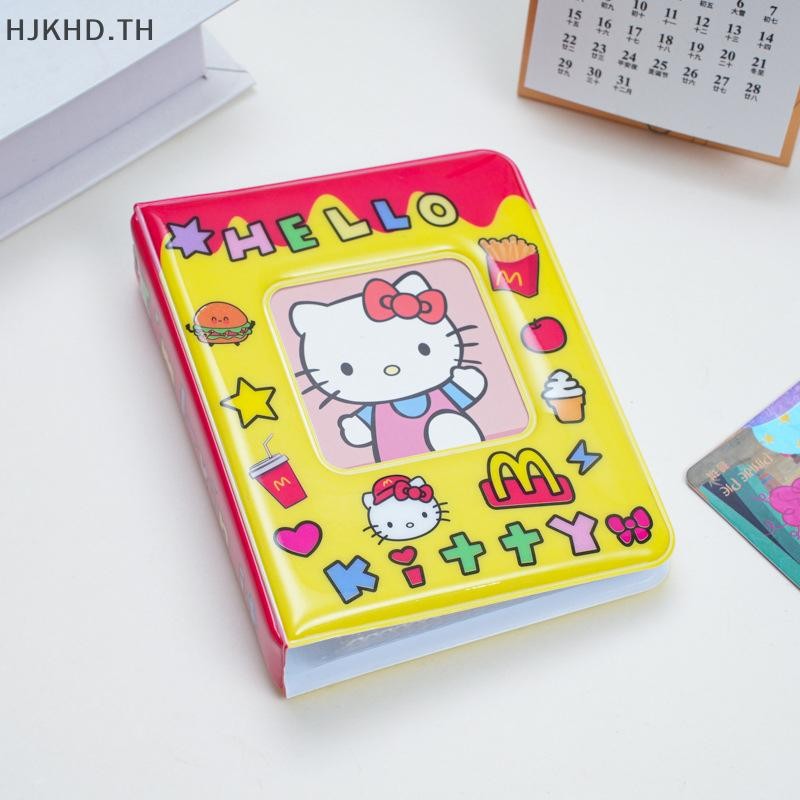 [ดีกว่า] Kawaii Hello Kitty Card Book อัลบั้มภาพ Sanrio KT Cat 3 นิ้ว ...