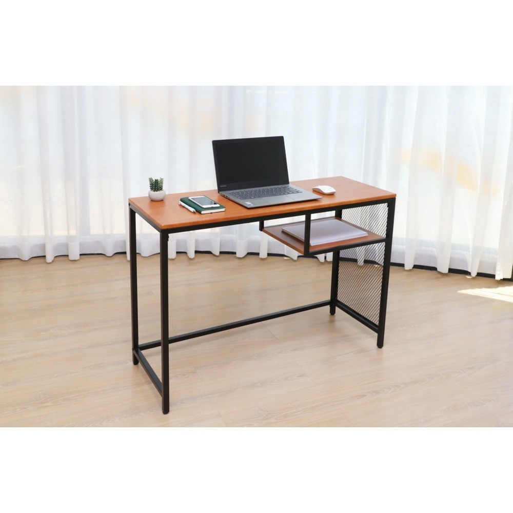 Shopping Idea SMITH โต๊ะทำงาน รุ่น TAOJI ขนาด 36x100x76 ซม. สีไม้ ...