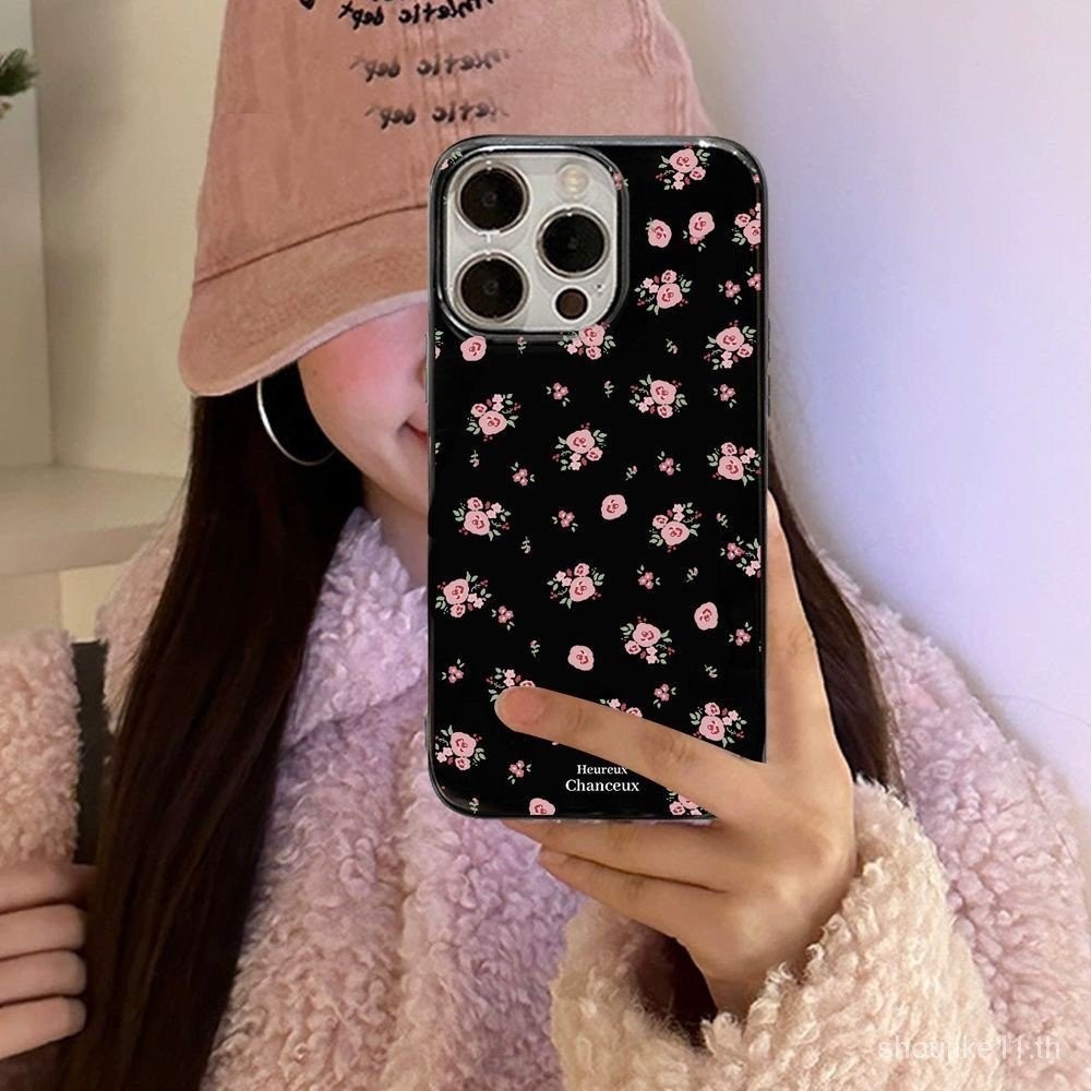เคสโทรศัพท์มือถือเจลลี่นิ่ม กันกระแทก ลายดอกไม้ สไตล์เรโทร สําหรับ ...