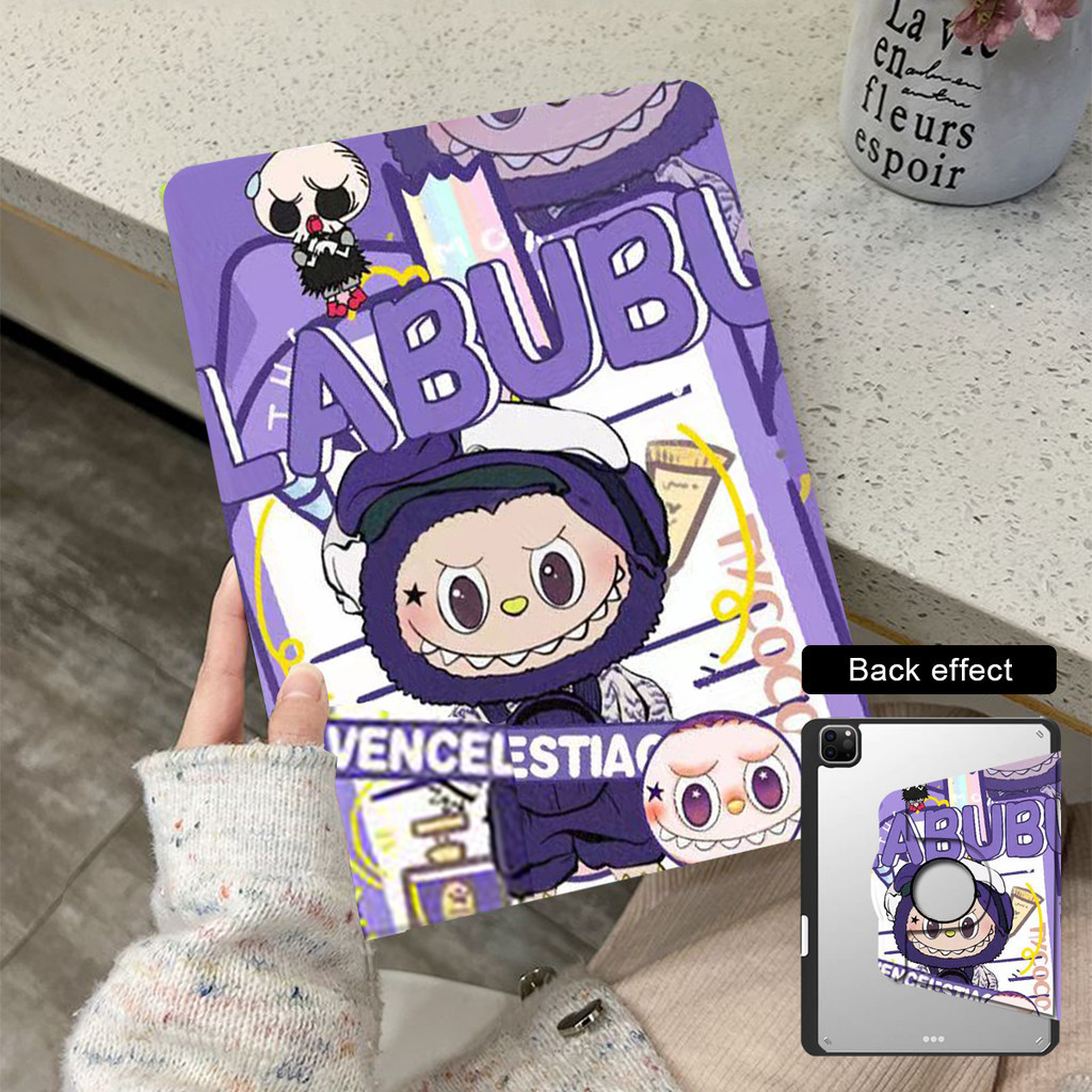 Labubu เคสฝาพับ samsung Tab S9/S9+/S9FE+/S7/ S7+/ S7FE S8 S8+/ S6lite ...