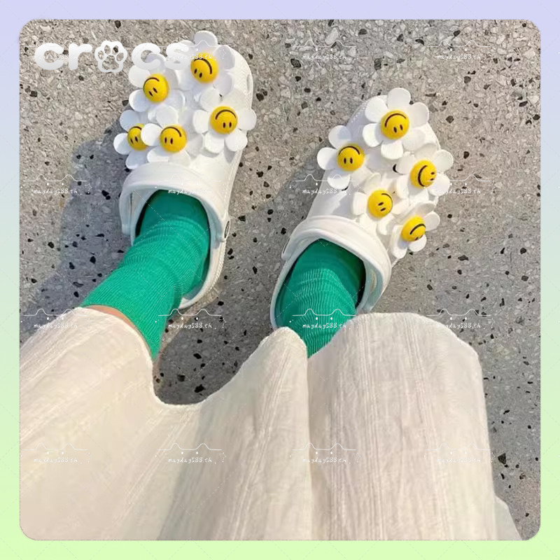 jibbitz crocs Smiling sunflowers 3D Silicone Charm crocs jibbitz ...