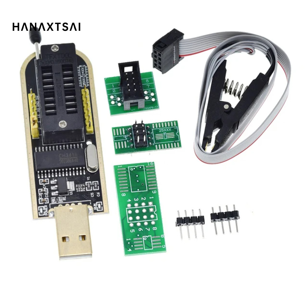 Ch341b 24 25 Series EEPROM แฟลช BIOS CH341 โมดูลโปรแกรมเมอร์ USB ...