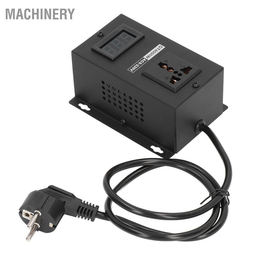 Machinery ตัวควบคุมแรงดันไฟฟ้า SCR Controller สวิตช์ควบคุม EU ปลั๊ก AC ...