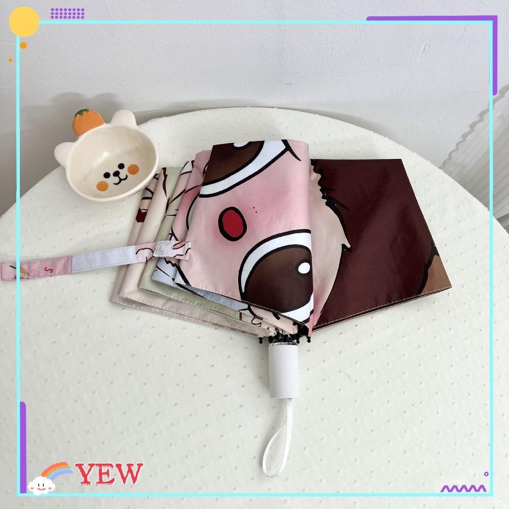 Yew LaBu Parasol, Sun Protection Anti-UV LaBuBu Umbrella, Manual Dual ใ ...