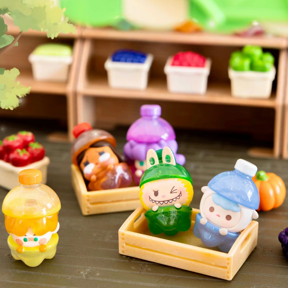 Popmart Popbean Particles สีสัน Juice Series อินเทรนด์เล่นรูปตุ๊กตา ...