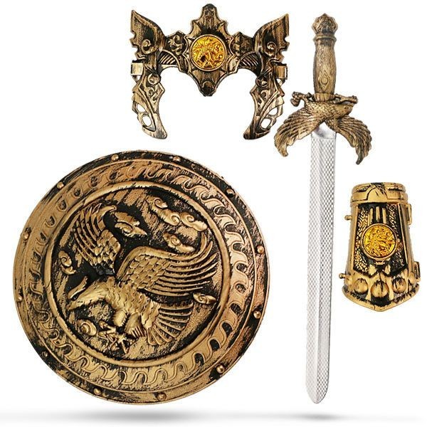 ของเล่นเด็ก Roman Warriors Armor Armor Weapons Shield จําลอง Samurai ...