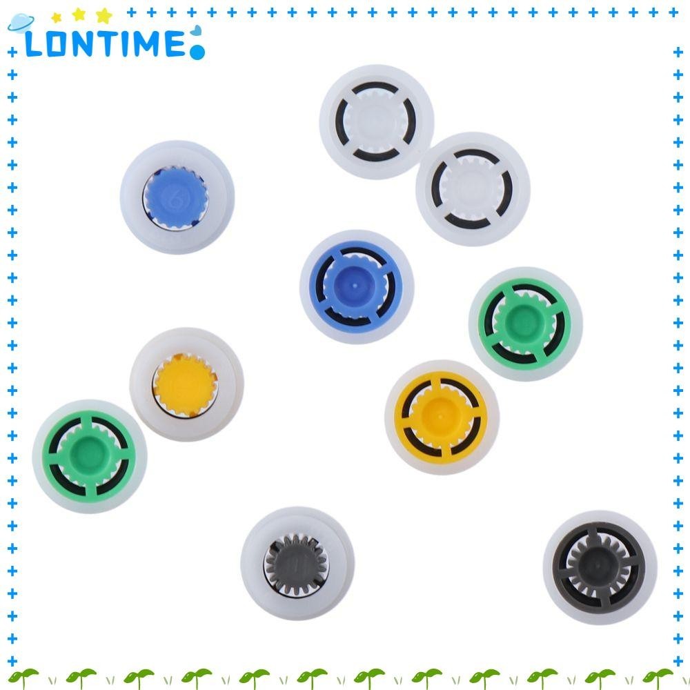 Lontime 10 ชิ้น Water Flow Restrictor, 0.56*0.2 นิ้ว ABS Shower Flow ...