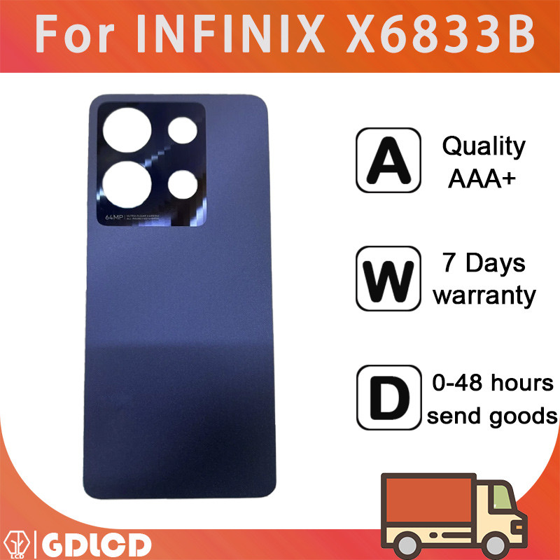 สําหรับ Infinix Note 30 6.78 "X6833B แบตเตอรี่ปกหลังซ่อมเปลี่ยนเคส ...