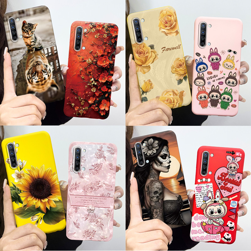 สําหรับ OPPO ค้นหา X2 Lite CPH2005 ดอกไม้สวย Labubu การพิมพ์ปลอก ...