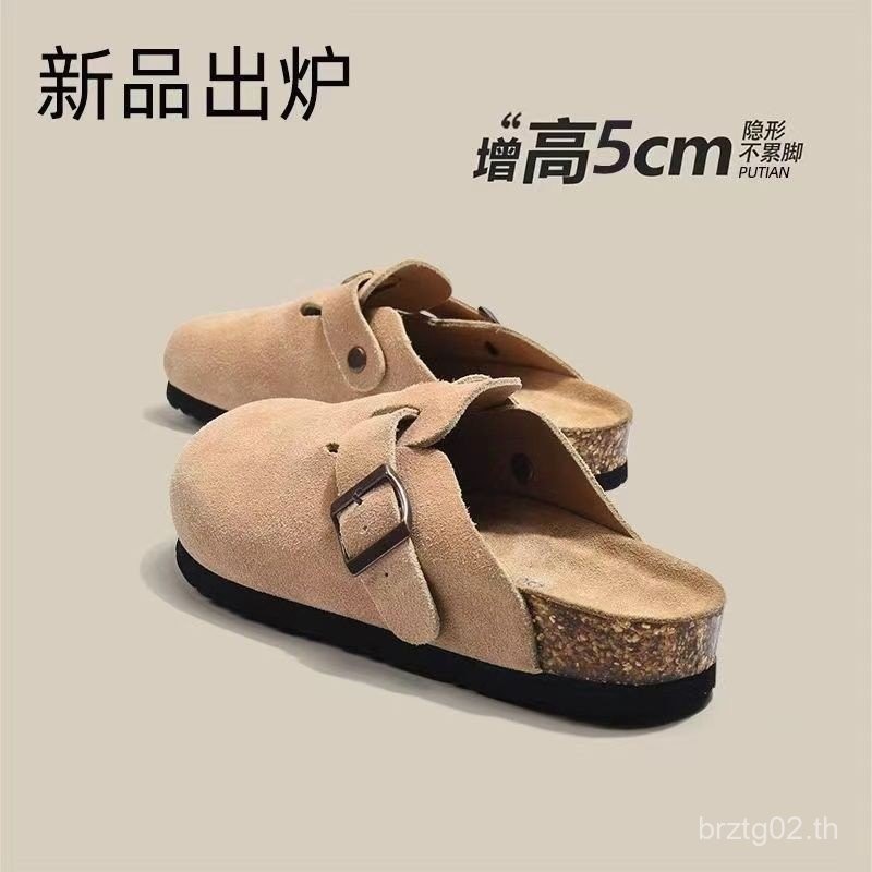 รองเท้าผู้หญิง Half Pack Outdoor Mint Manbo 2025 รองเท้าบอสตันใหม่ ...