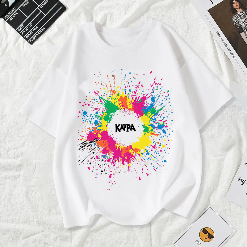 [2025NEW]เสื้อยืด Kappa LOGO EREMO ผ้า cotton 100% 179บาท ส่งฟรี oversize S-5XL ใส่สบายๆ สีพื้น ...