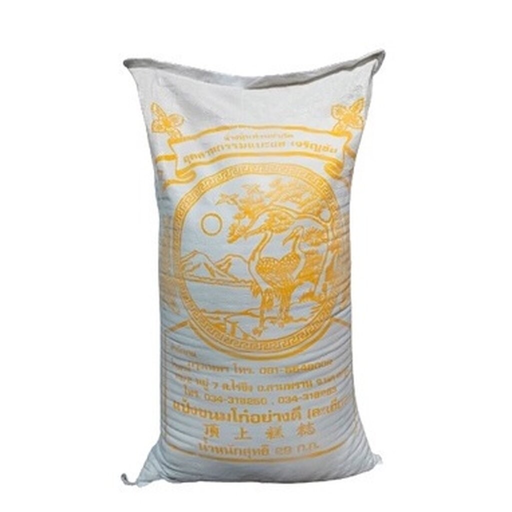 แป้งขนมโก๋ชนิดละเอียด ตรานกกระยางเหลือง กระสอบ 29 กก. Koh Fen Rice ...
