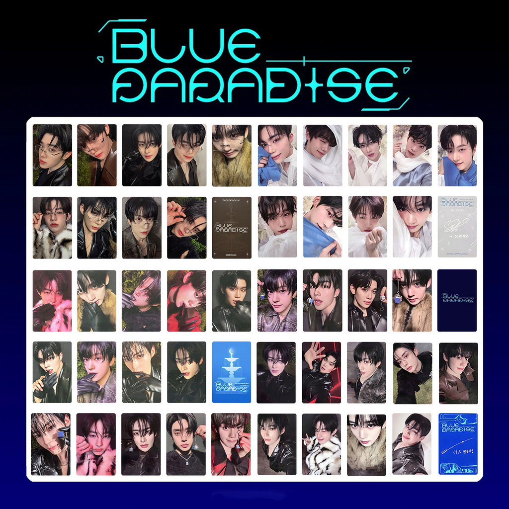 6-9 ชิ้น ZB1 BLUE PARADISE Lomo การ์ด ZEROBASEONE SEEK HIDE KEY CAP Photocard Zhanghao MATTHEW ...