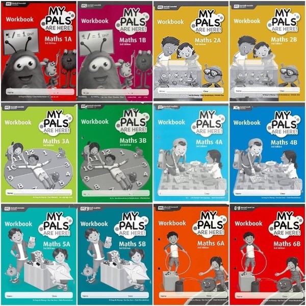 หนังสือ / หนังสือ My Pals are Here Workbook 3rd Edition Maths 1A / 1B ...
